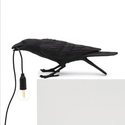 Настольная лампа YANKE Lucky Bird Черный, EU plug, Black sitting