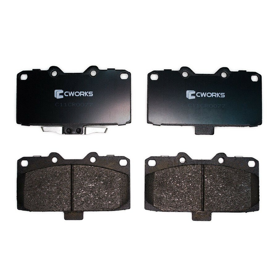 CWORKS C11CR0077 Тормозные колодки передние, Low Metallic