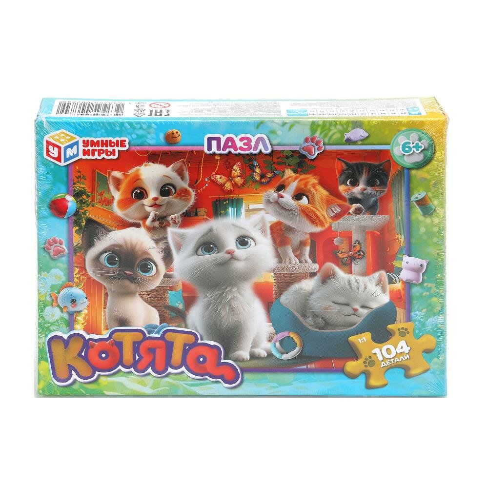 Пазл 104 детали "Котята" УМка 4630395007849