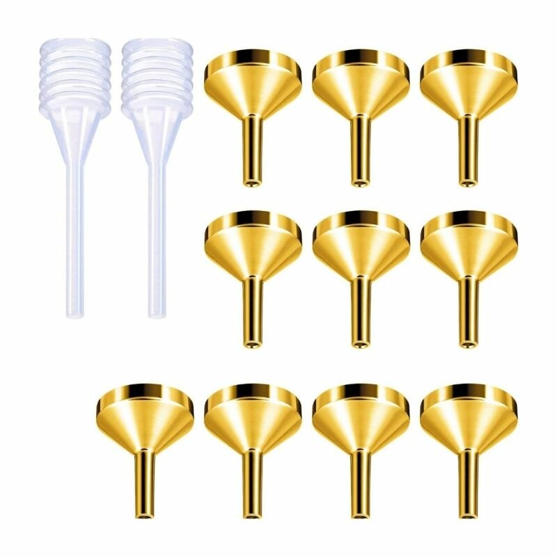 Мини-воронкообразный дозатор духов-золотой