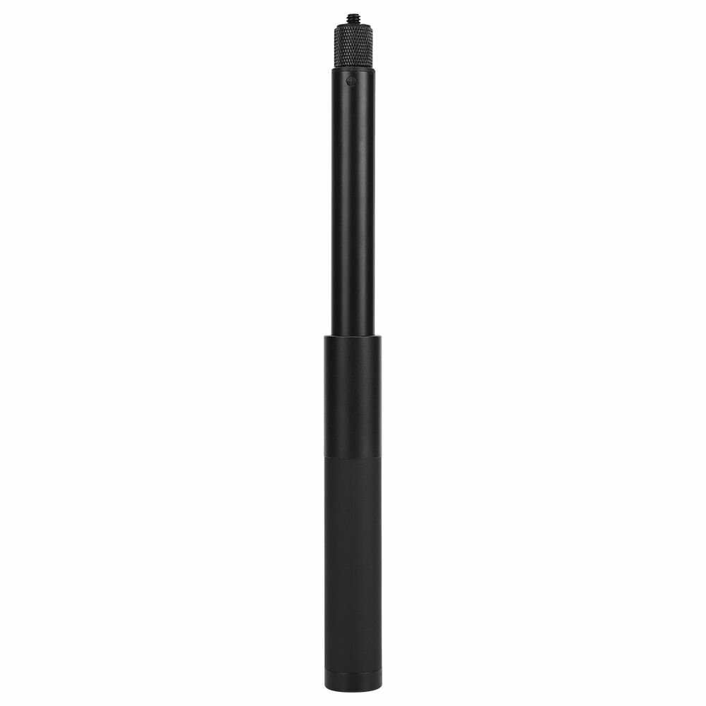 Телескопическая селфи-палка из алюминиевого сплава 70 см для Insta 360 One R, легкая, прочная, черная