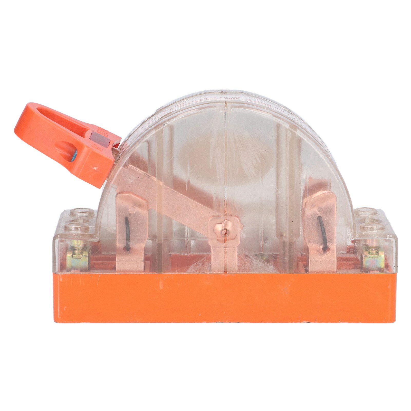 Двухполюсный ножевой переключатель, прозрачный корпус, 2P, 100A, безопасный ножевой переключатель со светодиодным индикатором для выключателей мощности генератора