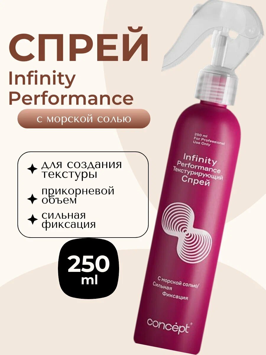 Спрей для создания текстуры с морской солью concept Infinity 250 мл