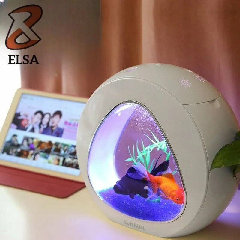 Аквариум ELSA с циркуляционной фильтрацией воды (4-6 литров)