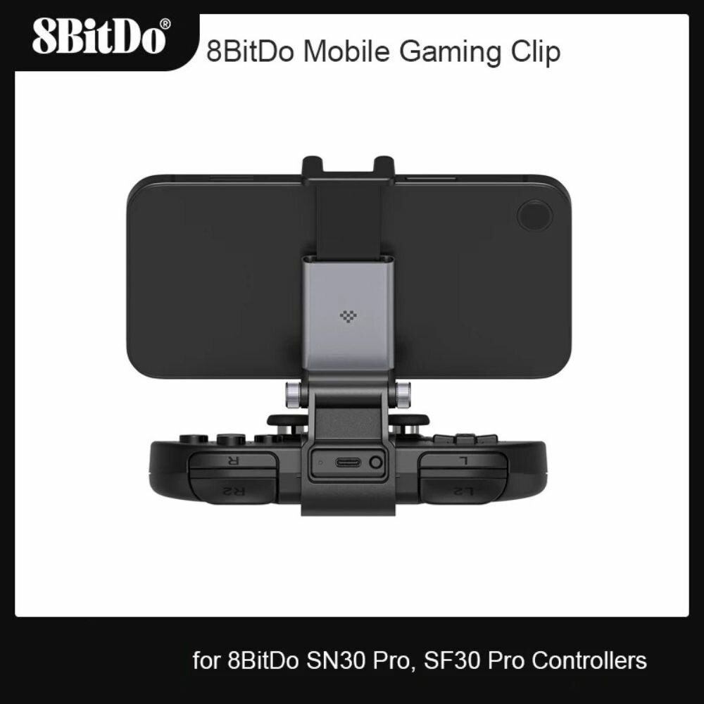 8BitDo Регулируемая подставка для игрового контроллера с зажимом для мобильного телефона для 8BitDo SN30 Pro