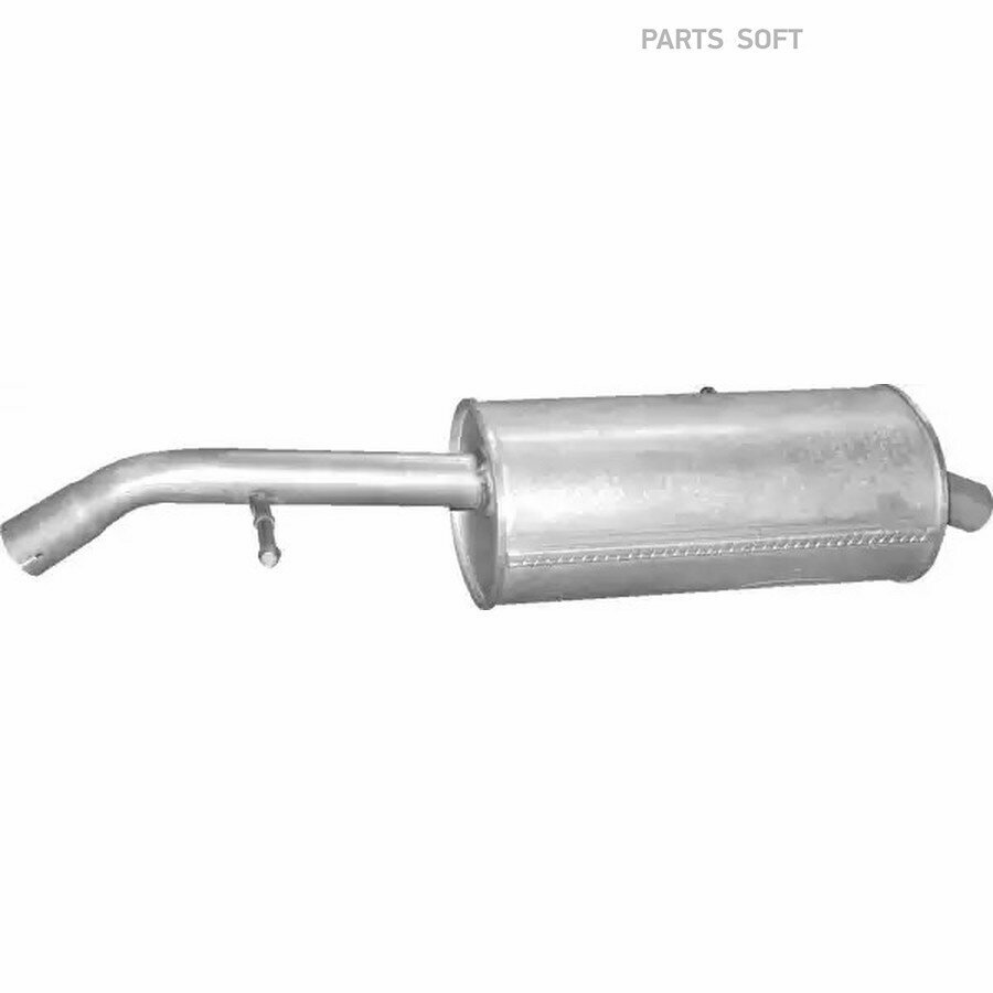 Глушитель задн часть CITROEN: C2C3 1.4HDI 05-10 от официального дистрибьютора, POLMOSTROW, артикул 04335