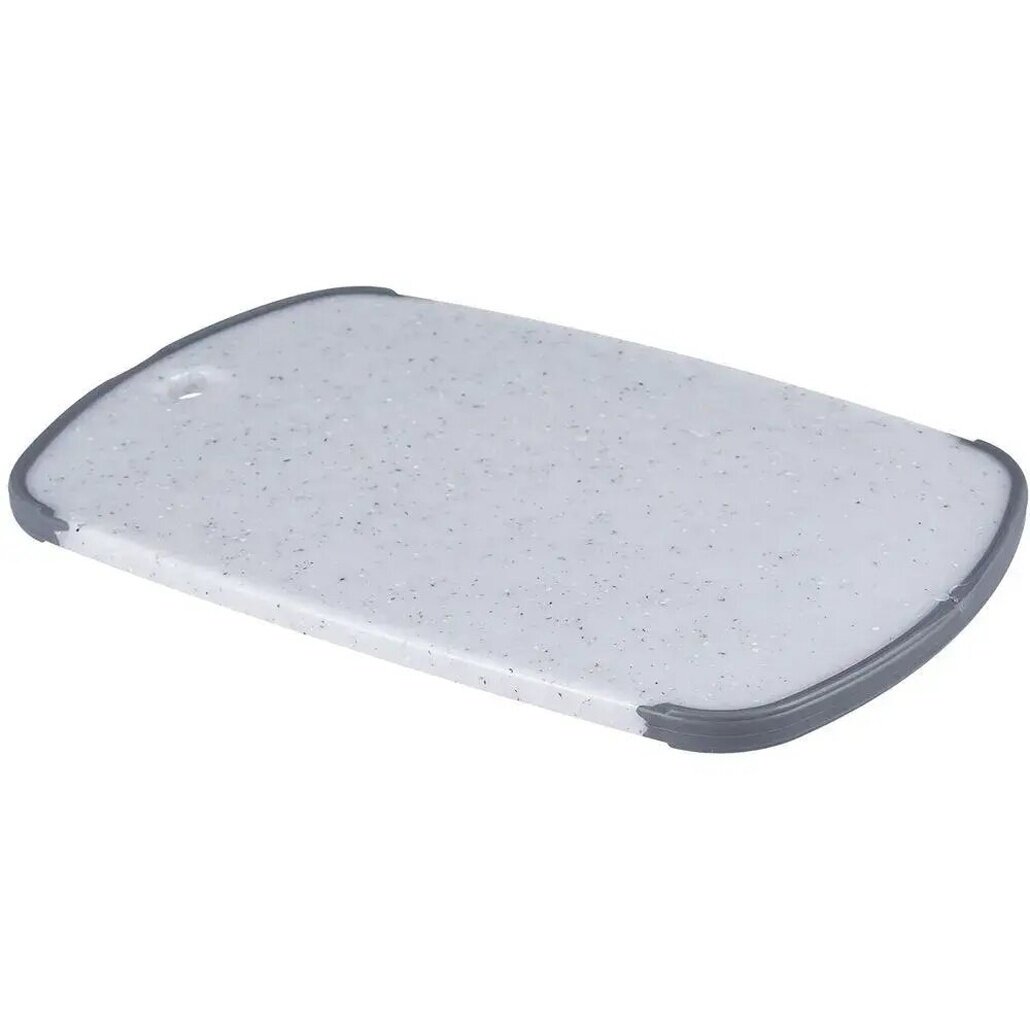 Разделочная доска «Granite» 215мм с антискользящим покрытием, пластик/резина, белый