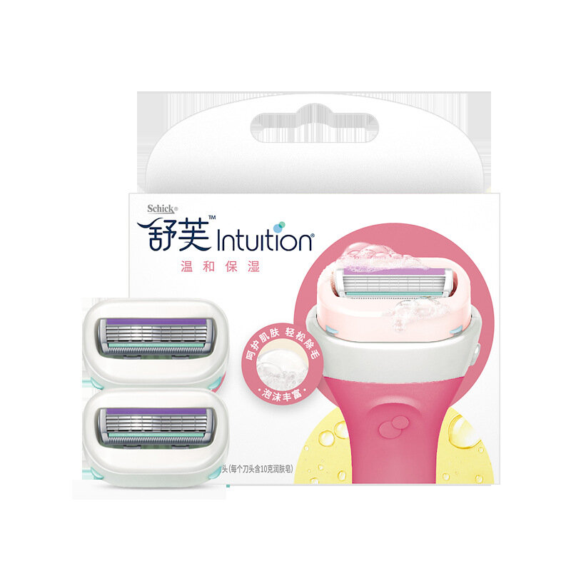 Сменные лезвия Schick Comfort Shufu для бритвы, бритва для удаления волос с головкой для мыла, большая головка для мыла, удаление волос