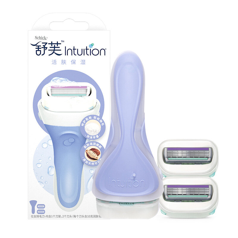 Сменные лезвия Schick Comfort Shufu для бритвы, бритва для удаления волос с головкой для мыла, большая головка для мыла, удаление волос