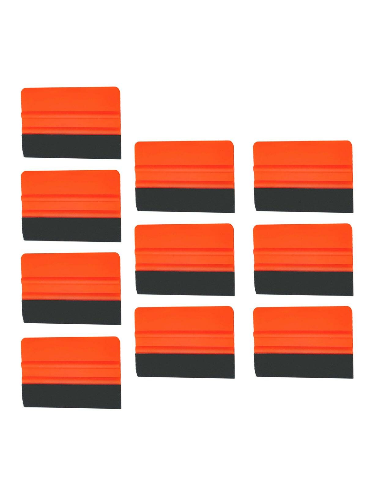 10 шт. Войлочный ракель для виниловой обертки автомобиля, карбоновая пленка, Тонировка окон, Чистящие скребки