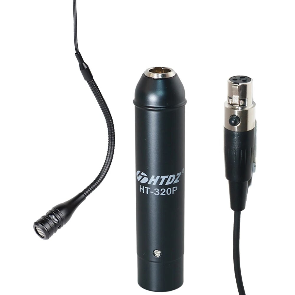 Подвесной кардиоидный конденсаторный микрофон HT-320P 3Pin XLR 48V Adapter