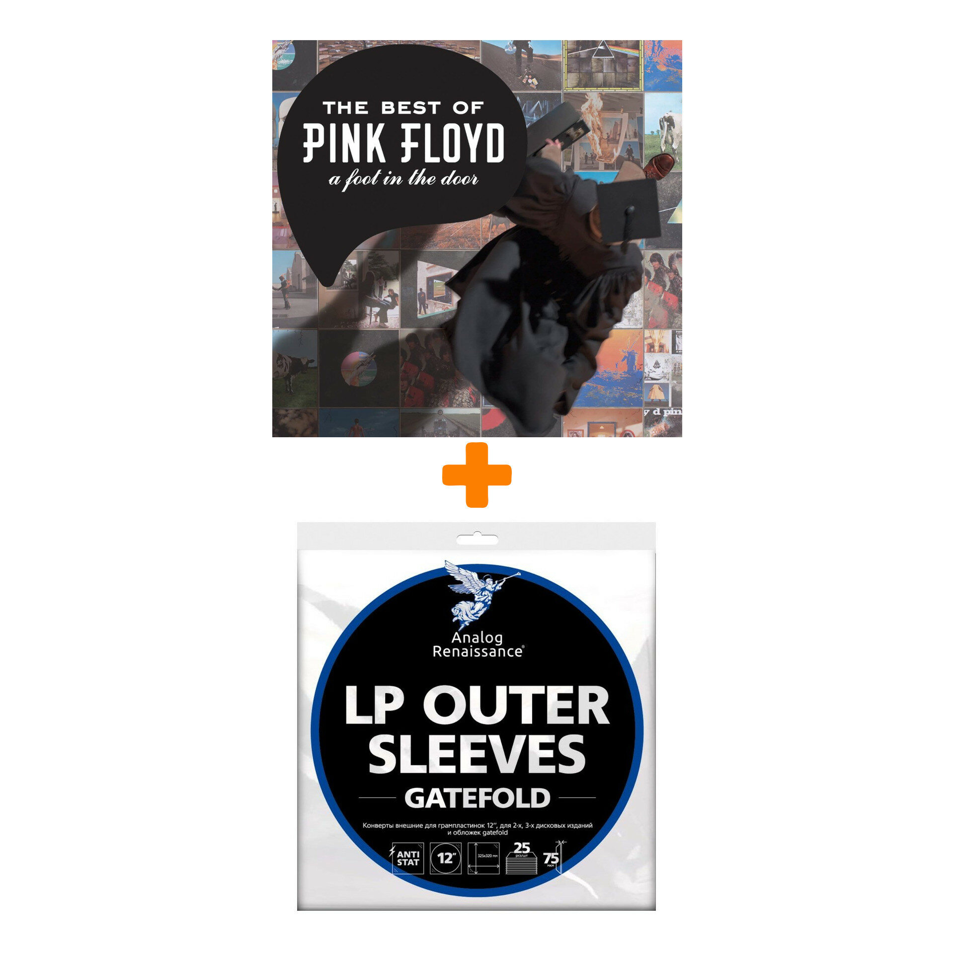 Pink Floyd A Foot In The Door The Best Of Pink Floyd 180 Gramm 2LP + Конверт внешний 12" Gatefold 25шт