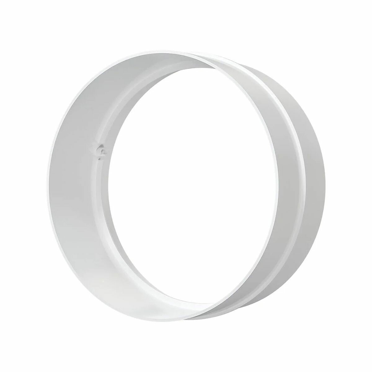 Вентиляционный соединитель Эра круглых каналов, пластик, белый, d150 мм