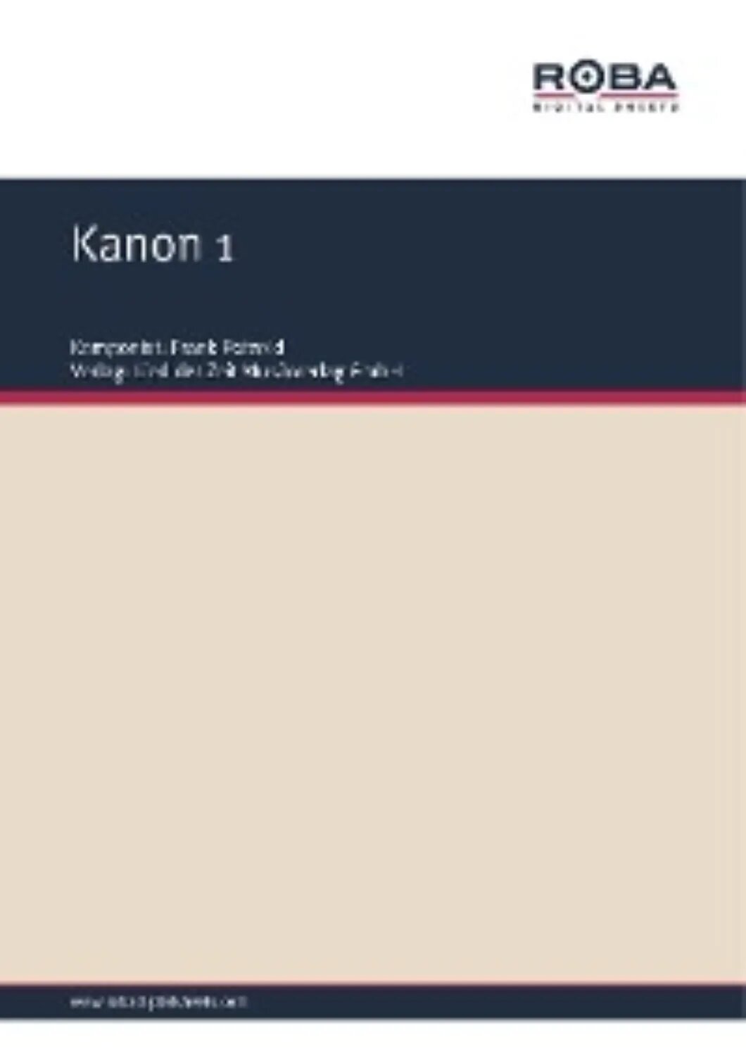 Kanon 1 [Цифровая книга]