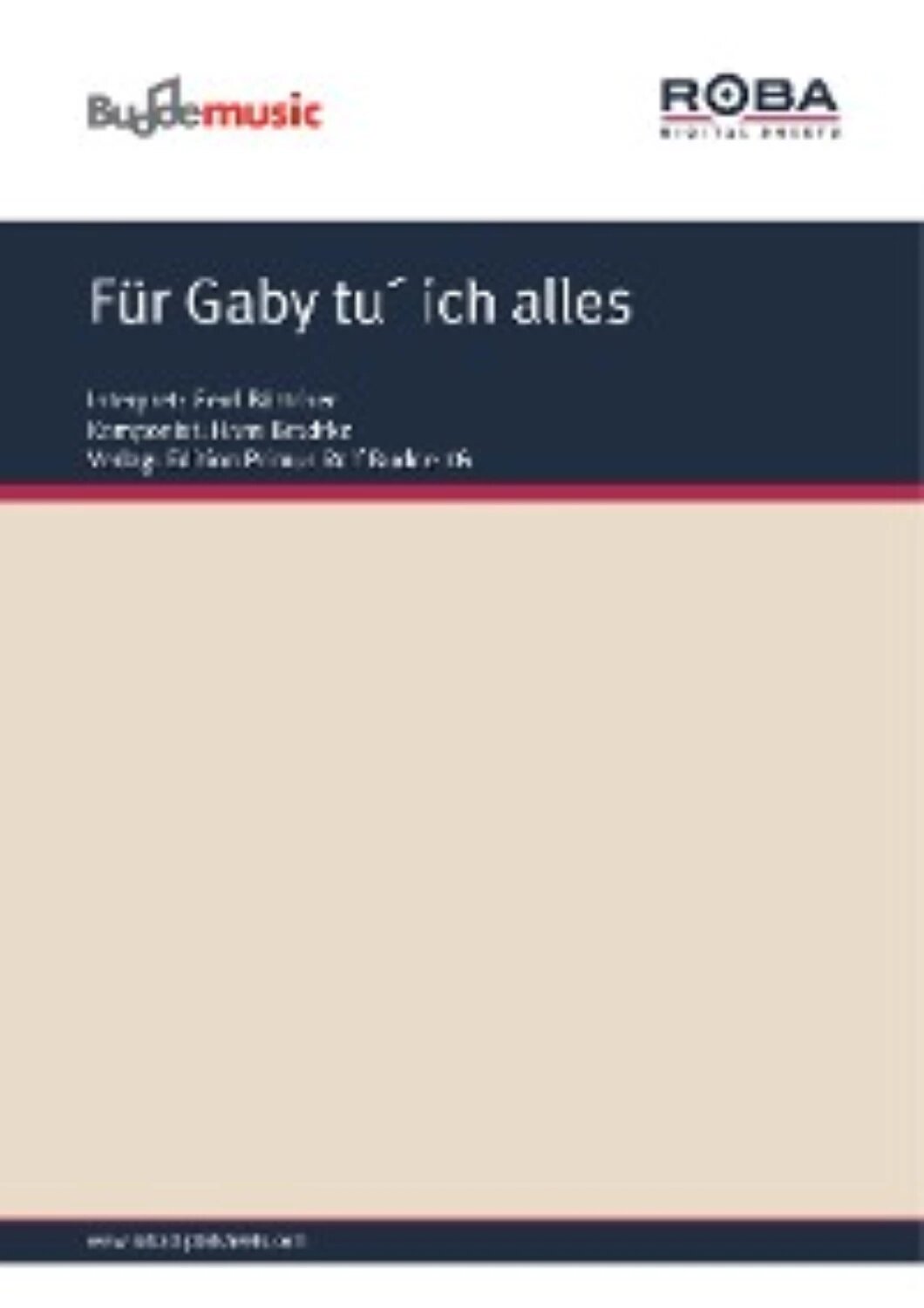 Für Gaby tu´ ich alles [Цифровая книга]