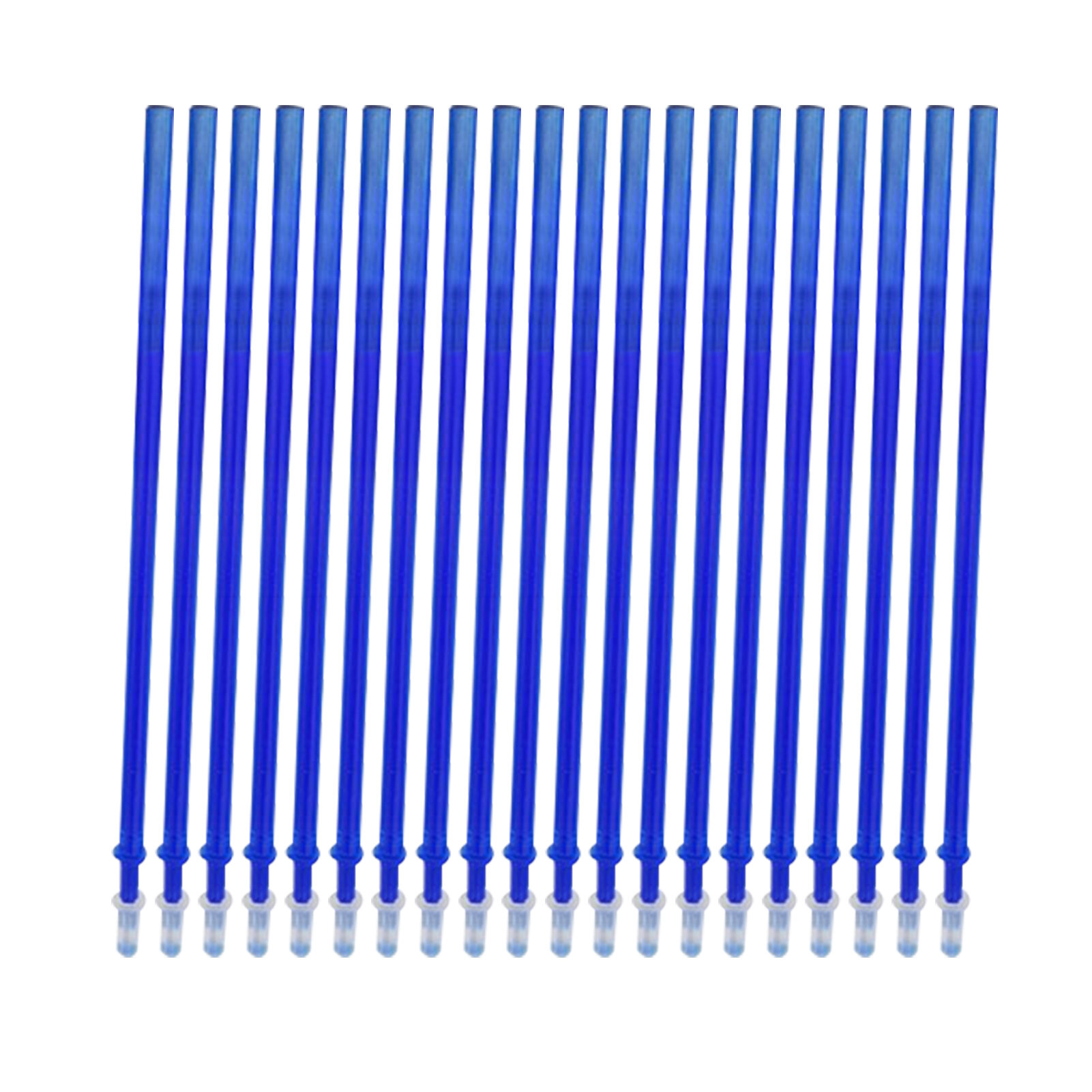 20 Штекол Blue Ink Erasable Gel Ink Pen Refills Fine Point 0.5mm Replacement Gel Pen Refills для Erasable Pens Office School Writing Stationery Supplies