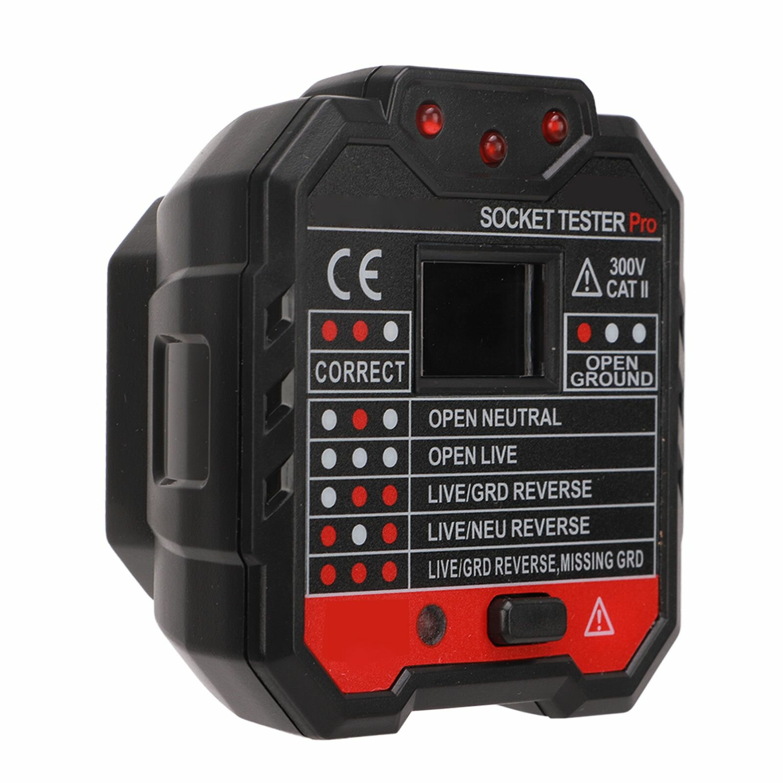 Тестер розеток, детектор электрических розеток, детектор фаз, проверка полярности напряжения для дома, 48 250 В, HT106D, вилка европейского стандарта