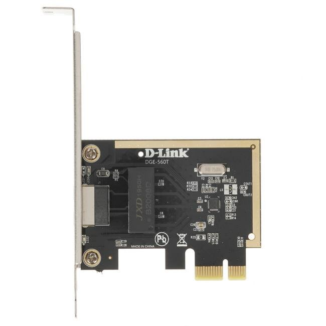DGE-560T/20/D1A Сетевой адаптер Gigabit Ethernet D-Link DGE-560T/20/D PCI Express (упак:20шт)