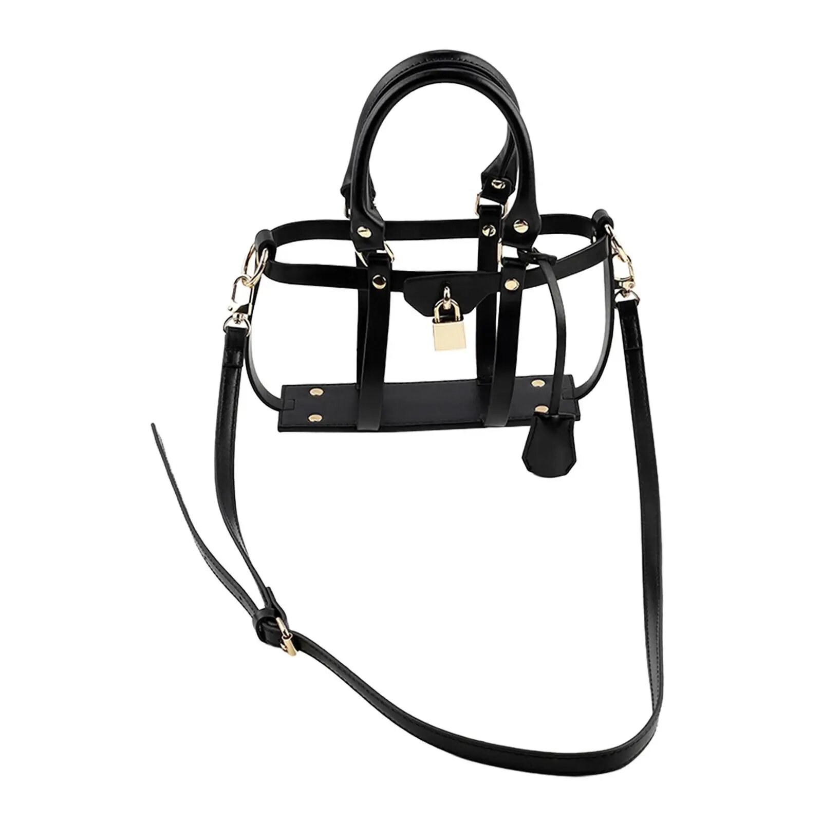 Аксессуары для сумок ручной работы «сделай сам», легкий аксессуар из искусственной кожи для женщин, подарок на день рождения Black 20x5x13cm