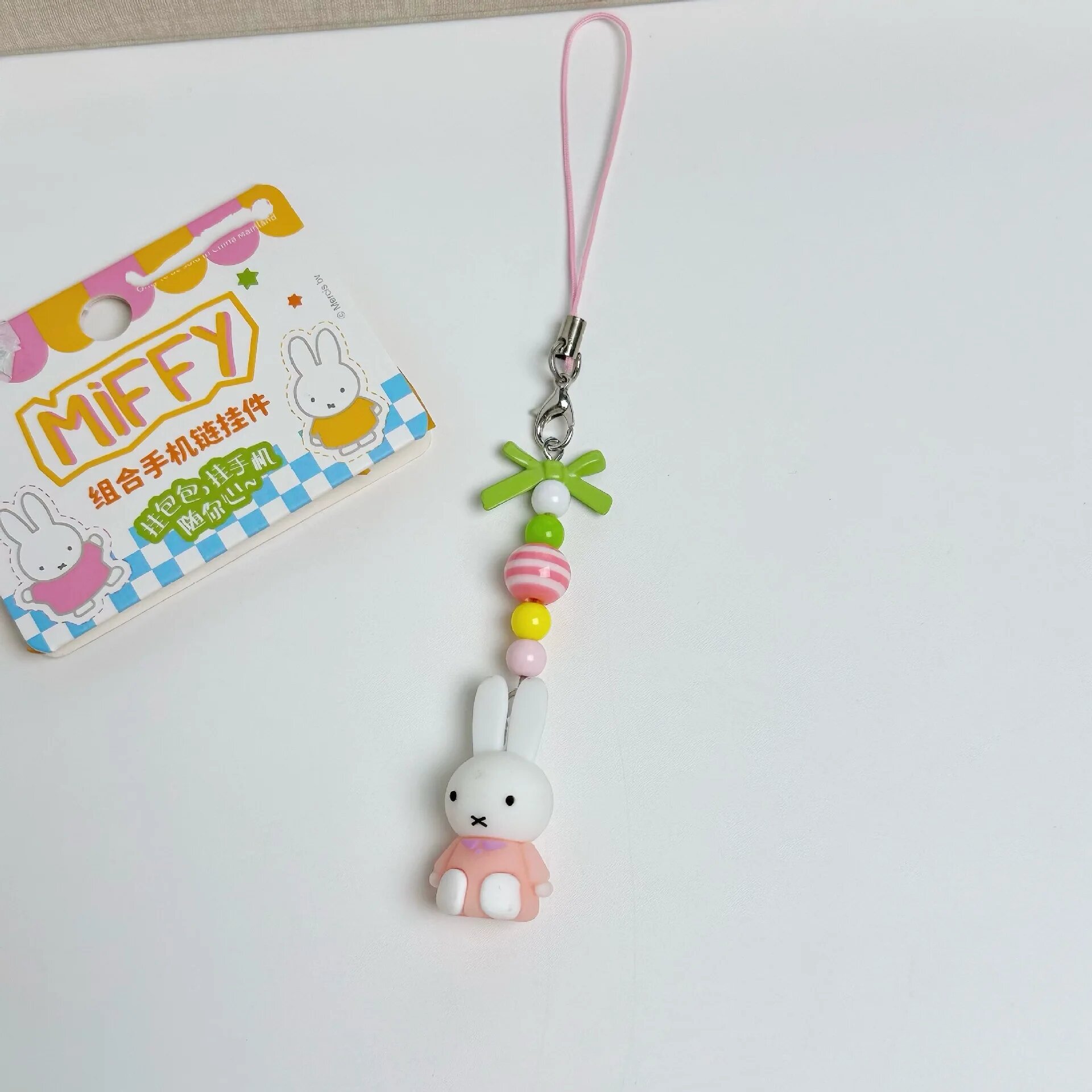 Мiffy брелок для телефона розовый, цвет 06
