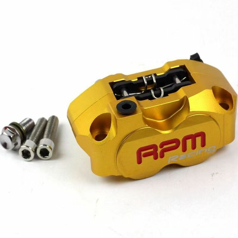 Тормозной суппорт мотоцикла RPM с 4 поршнями для большинства моделей дисковых тормозов диаметром 200 мм/220 мм