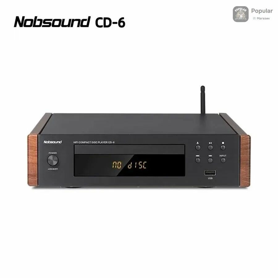 Высококачественный CD-плеер Nobsound CD-6 поддерживает USB, Bluetooth 5.0