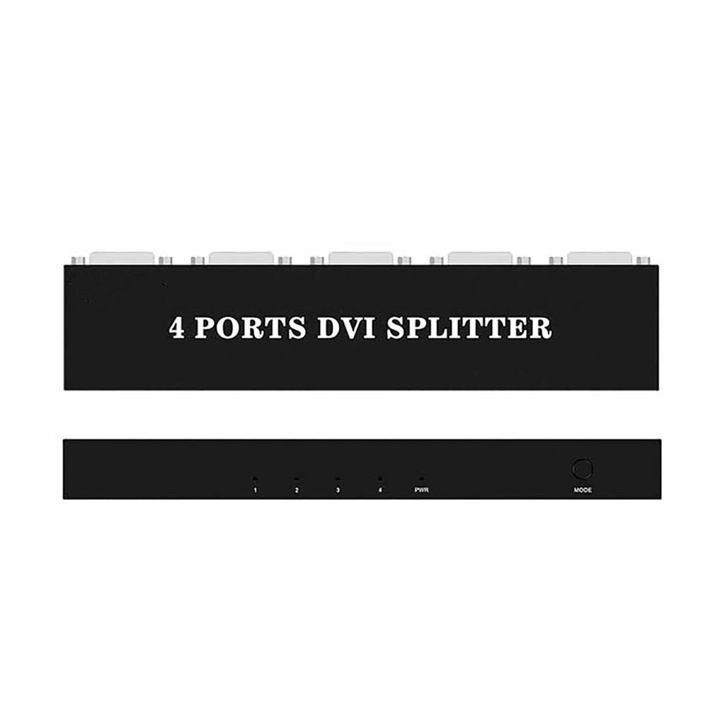 Разветвитель DVI 1x2/4/8, - одна целая четверти