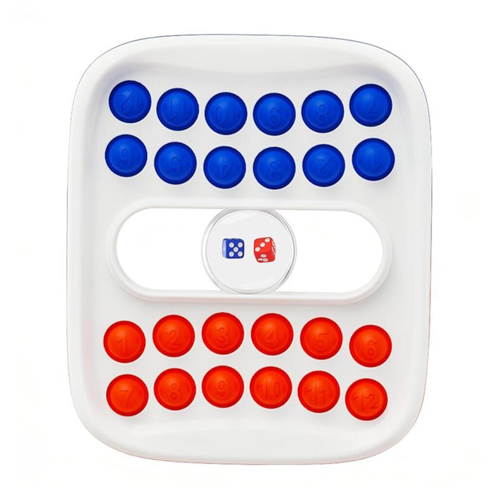 Детские математические игрушки для сложения, вычитания, умножения и деления, обучающие мышлению, цифровая настольная игра Xiaoxiaole для раннего обучения-красный и синий