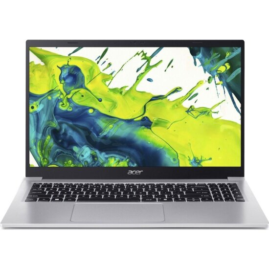 Ноутбук Acer Aspire Lite AL15-33P-3809 15.6", IPS, Intel Core 3 N355 1.9ГГЦ, 8-ядерный, 8Гб DDR5, SSD 512Гб, Intel Graphics, без ОС, серебристый (NX. D2MEM.001)