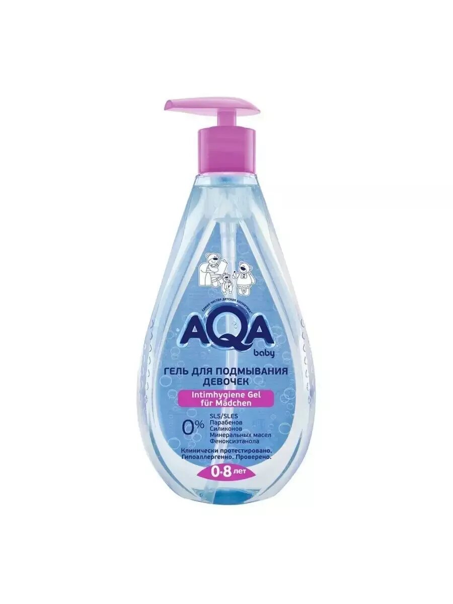 Гель для подмывания девочек AQA Baby 400 мл