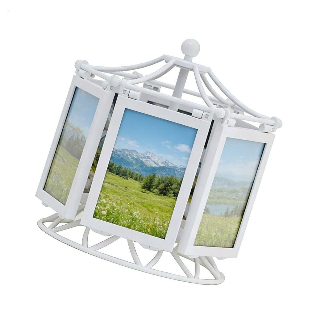 Вращающийся фоторамка-карусель, Белый