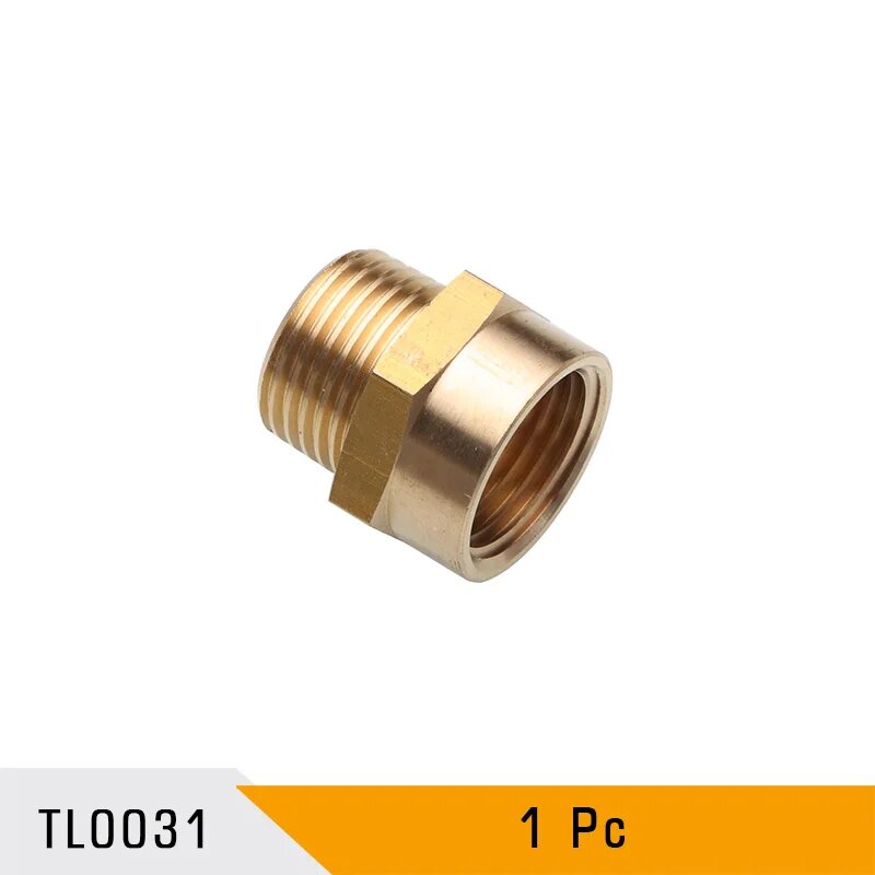Латунный переходник BSP на NPT 1/2 дюйма 1pc