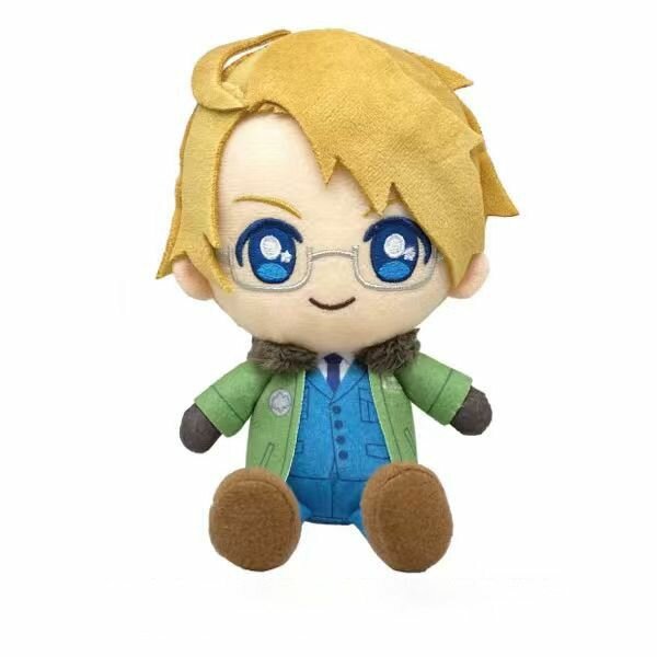 Хеталия: Мировые плюшевая игрушка ; Hetalia WorldStars Alfred F. Jones мягкие игрушки аниме 12 CM