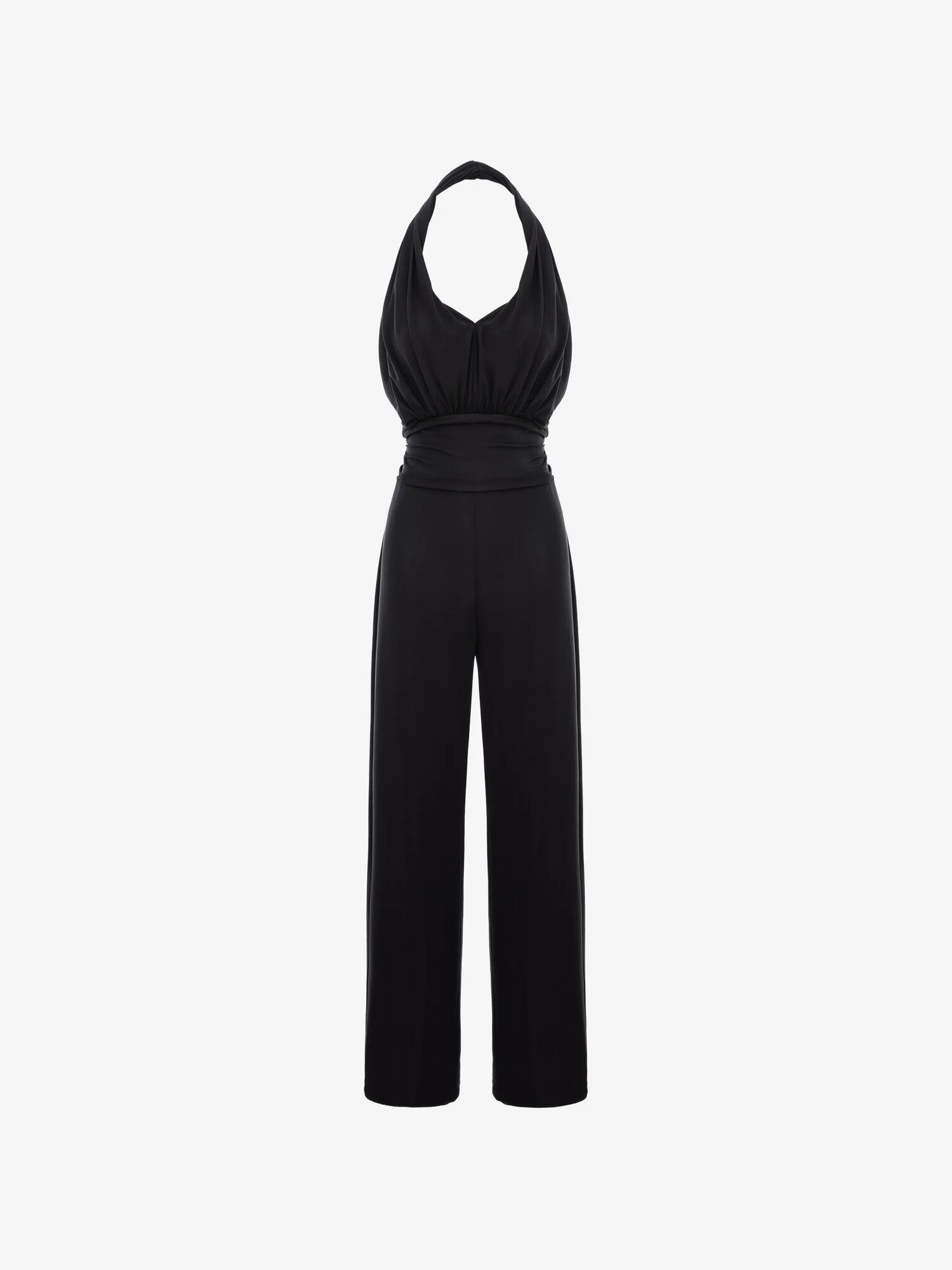 Комбинезон Halterneck ruched jumpsuit