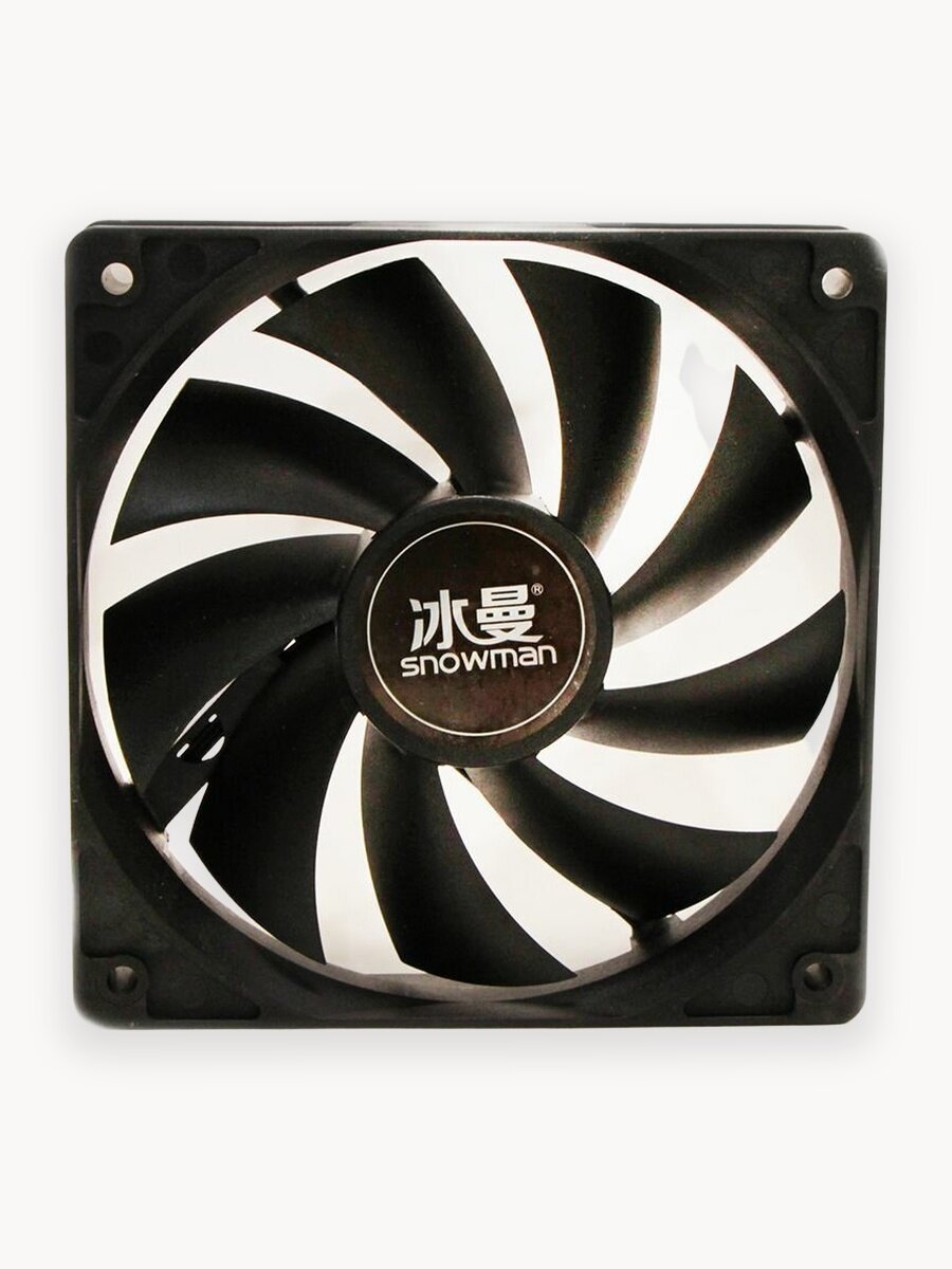 Вентилятор для компьютера Snowman 120мм черный