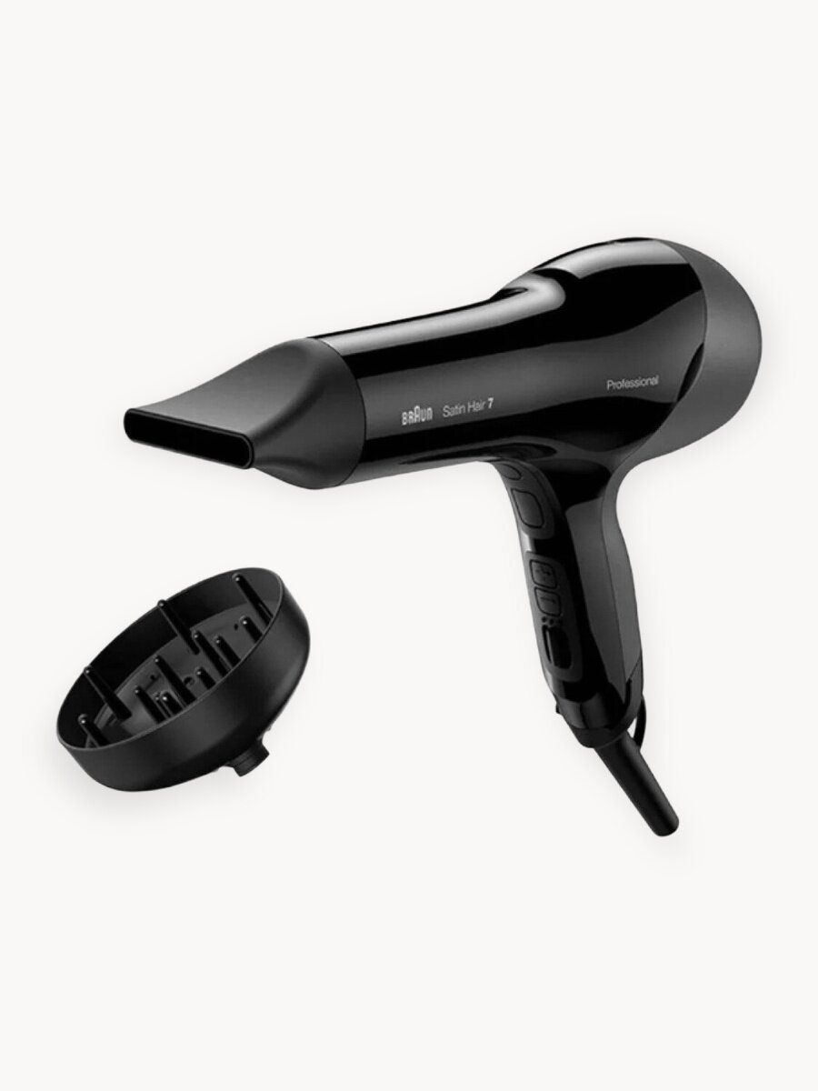Фен Braun HD 785 Satin Hair, съёмная решётка, 4 температурных режима