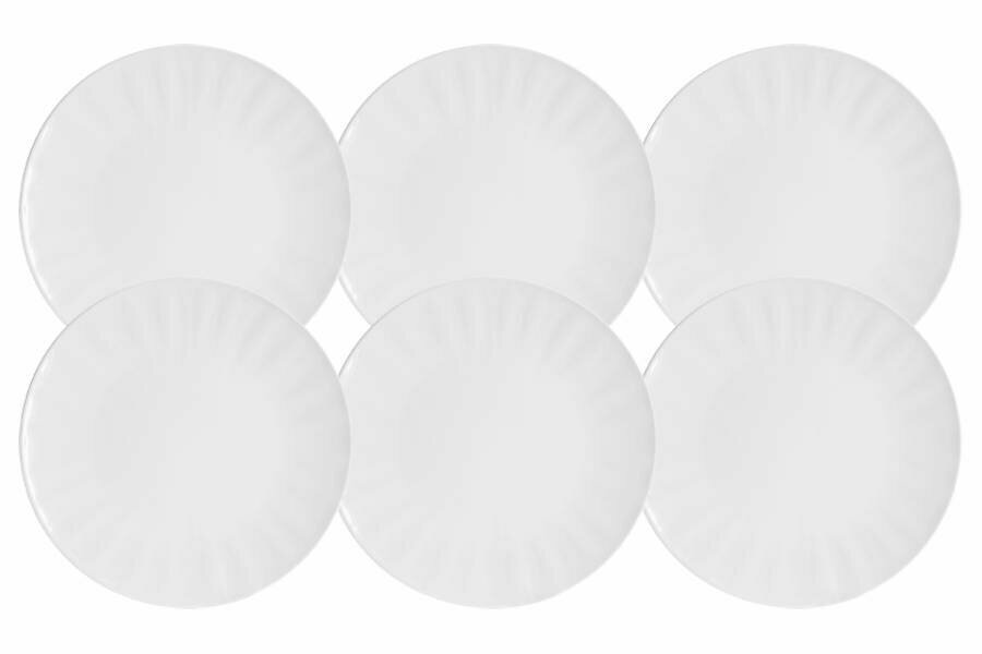 Набор 6 тарелок обеденных Floral, 27 см (Home&Style, Китай)