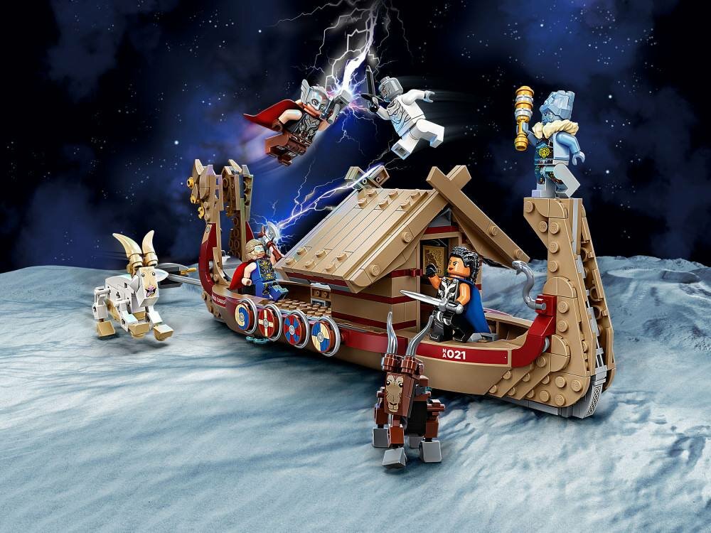 Конструктор "Марвел Козья лодочка Тора" 564 деталей