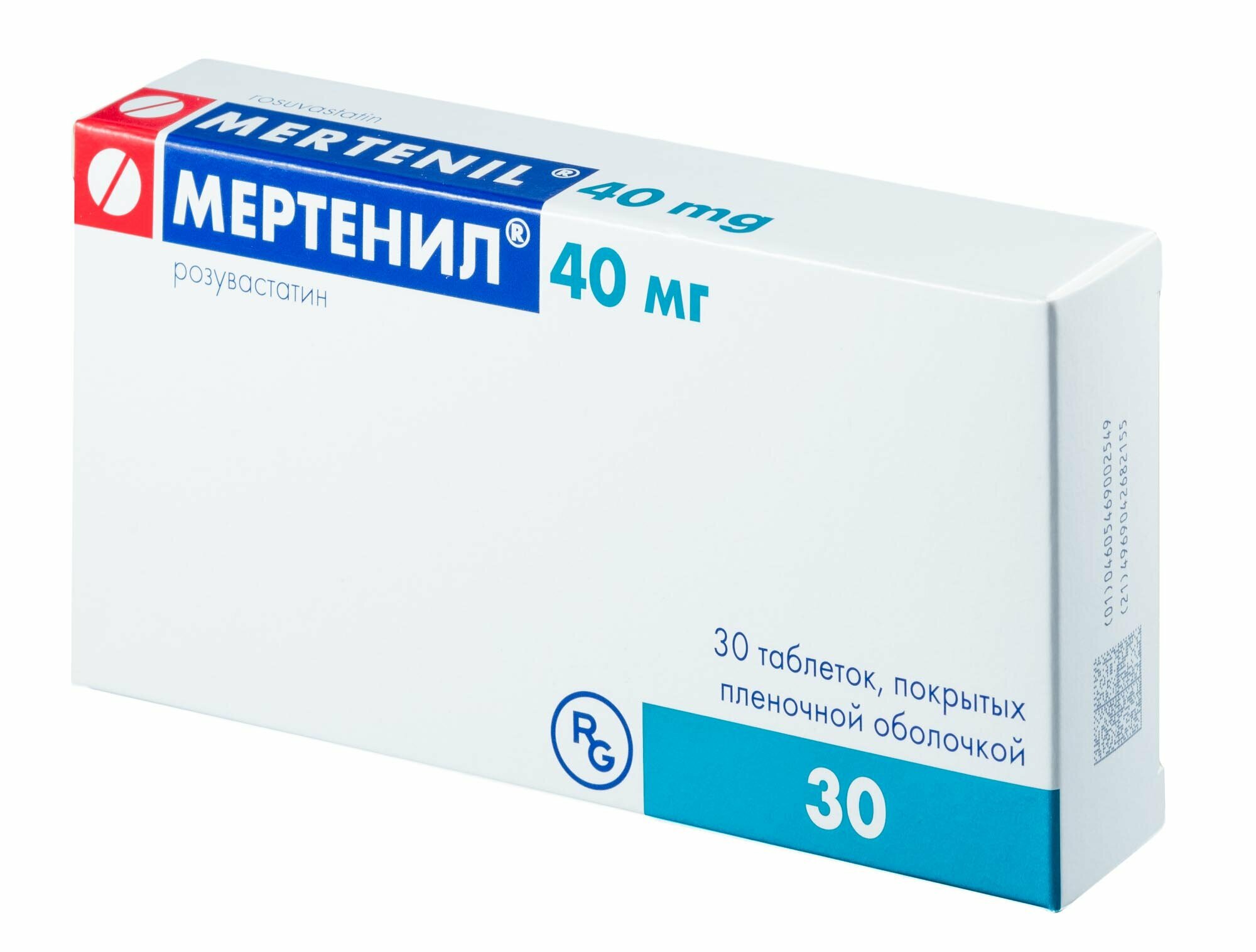 Мертенил, таблетки 40 мг, 30 шт.