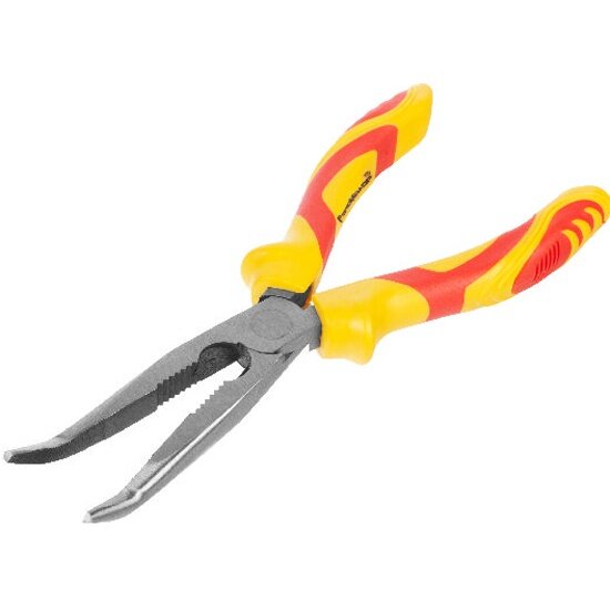 Тонкогубцы изогнутые Ремоколор Fine , 200мм, 34-5-420