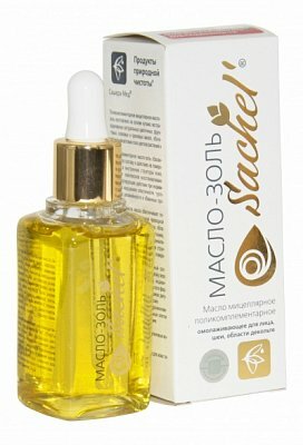 Омолаживающее масло-золь Сашель от Сашера-Мед 50 мл, Для лица, шеи и области декольте