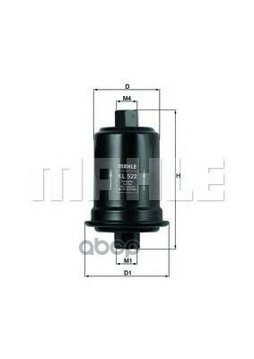 Фильтр топливный Mahle/Knecht арт. KL522