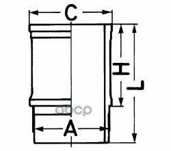 Гильза ! R6 d127 SCANIA P/R/T DC9/DC11 KOLBENSCHMIDT арт. 89881110