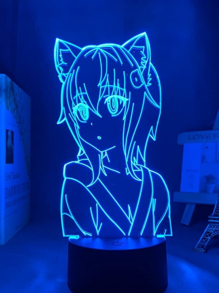 Ночник Аниме Старшая школа - Anime High School DxD. Подарок фанату аниме и манги — декор в комнату с любимыми персонажами, в стиле отаку и японской анимации.