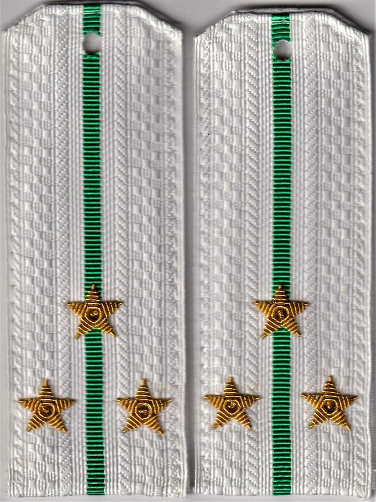 Погоны ПС ФСБ (пограничная служба) на белую рубашку, старший лейтенант