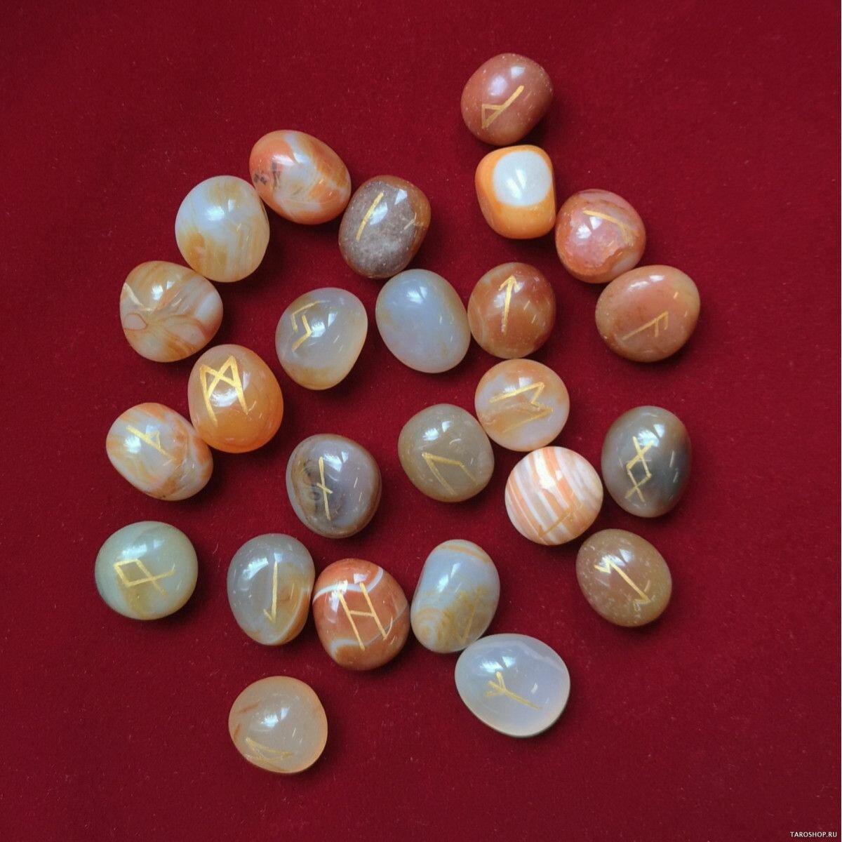 Руны из агата