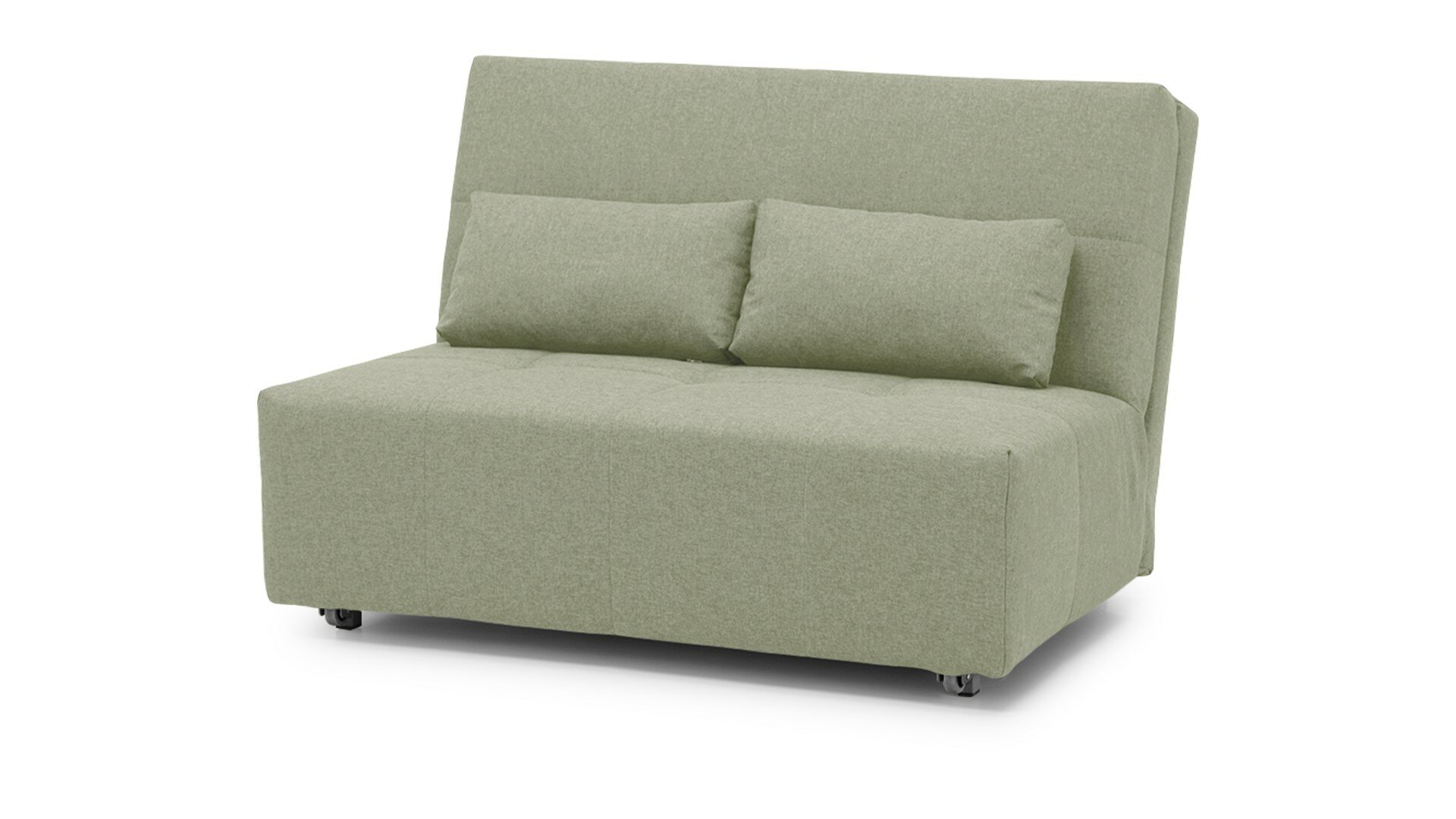 Диван Орсо Лайт Strong Plus 01 NOW 185x105x88 см, зеленый Рогожка, аккордеон Дом мебели для вас