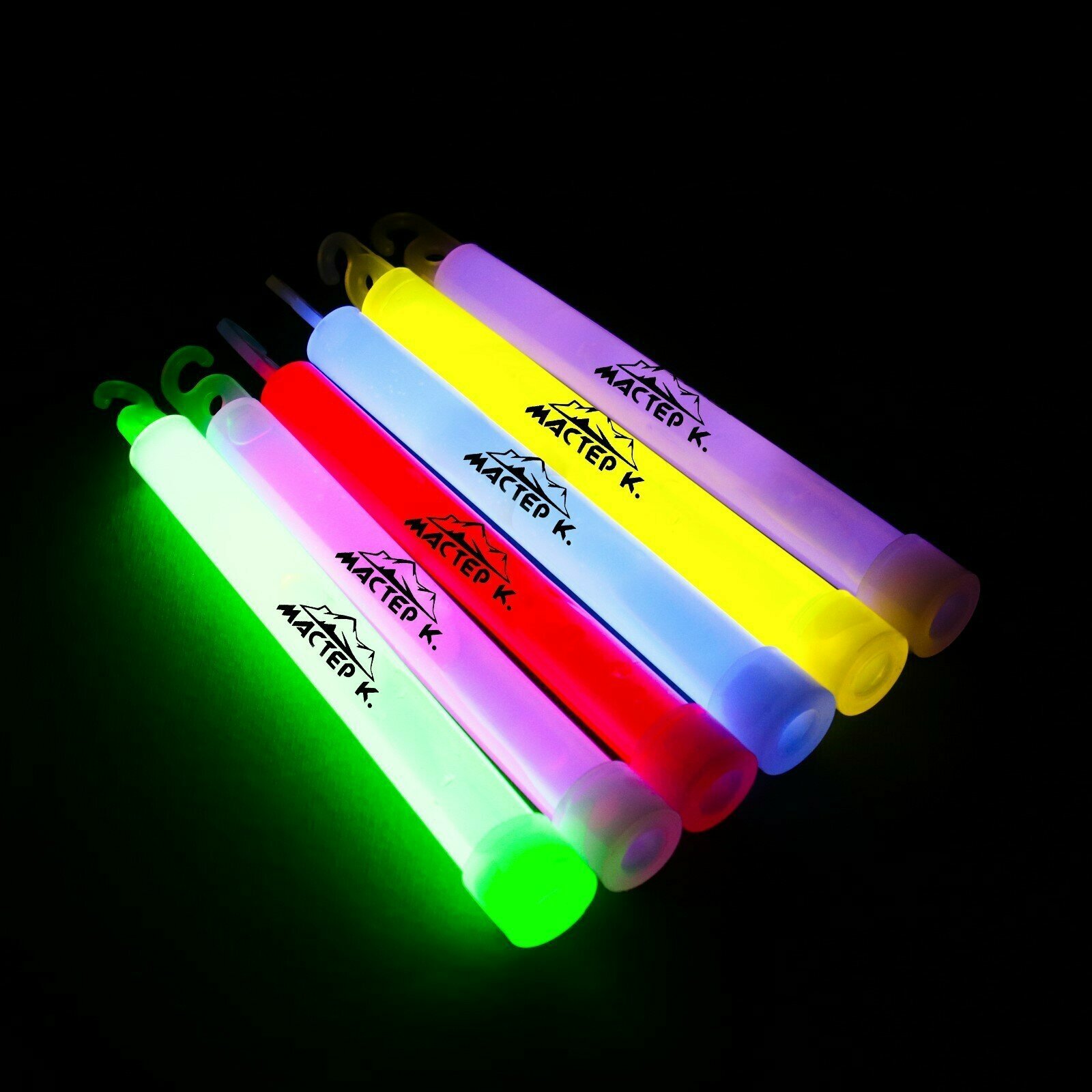 Химический источник света 15см, набор из 6 штук, 7882073