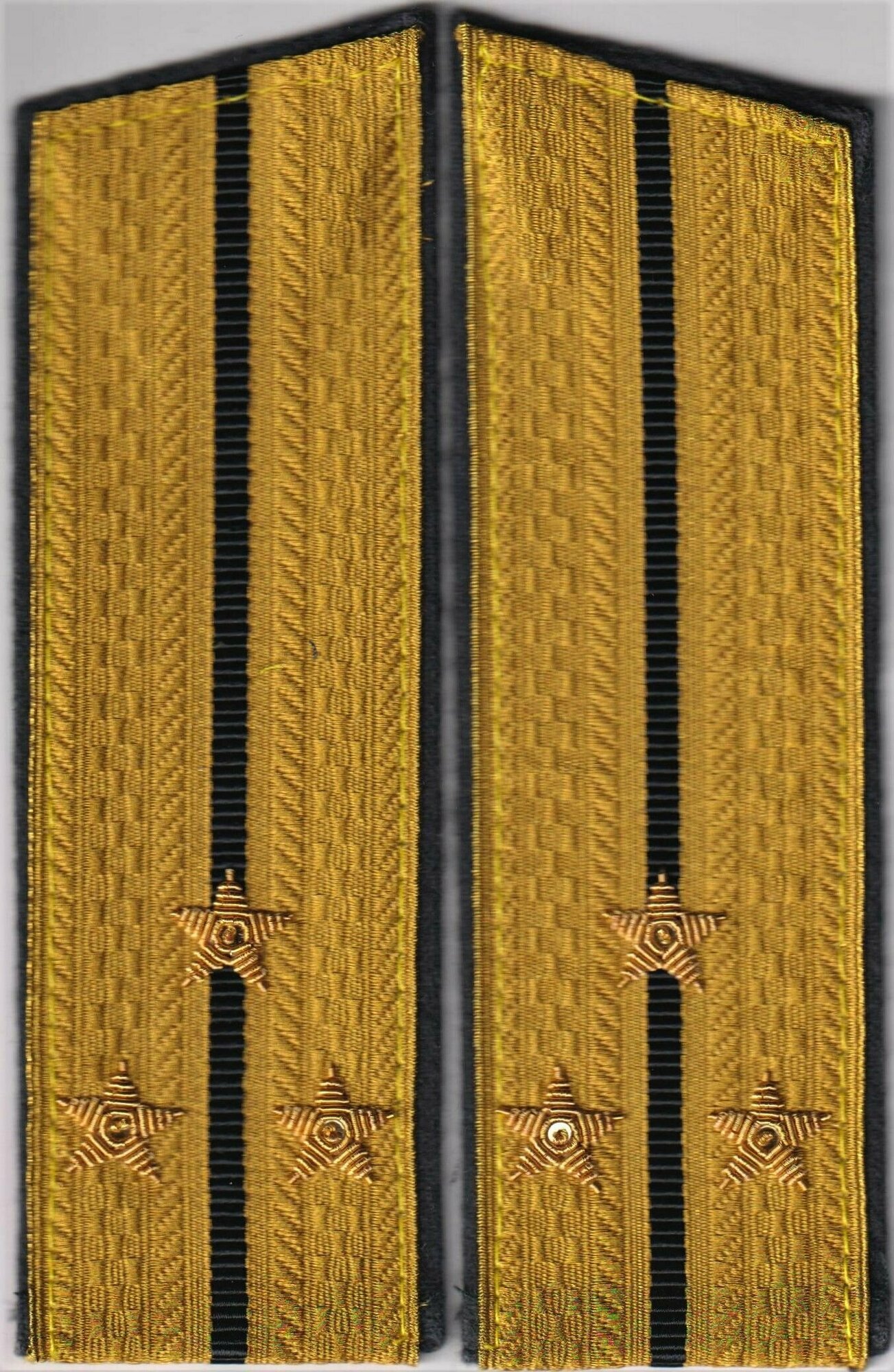 Погоны ВМФ парадные со скосом, старший лейтенант