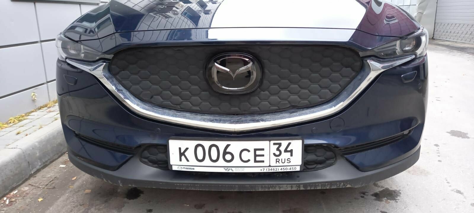 Утеплитель радиатора и бампера для MAZDA Мазда CX-5 (2017 -2023) НЕ китай